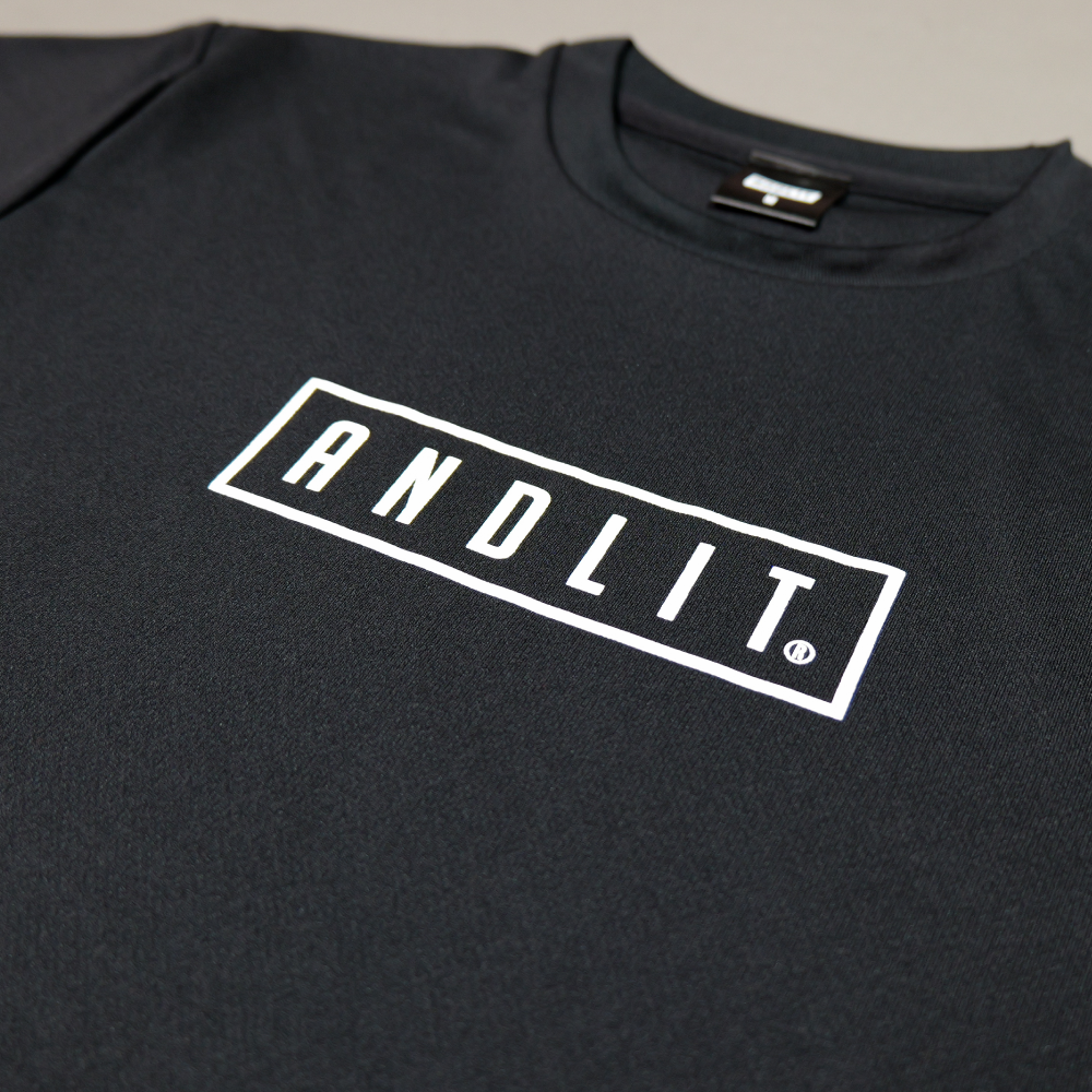 BOX LOGO SPORTS Tshirt / BLACK×WHITE – ANDLIT